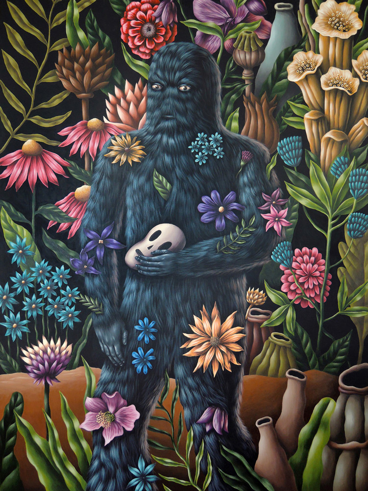 A Stranger In The Garden - Solo show by Saddo • Inkygoodness