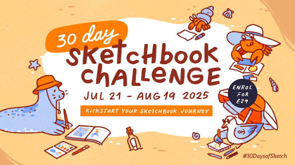 Join Our 30 Day Sketchbook Challenge - Starts Monday 21st July ...